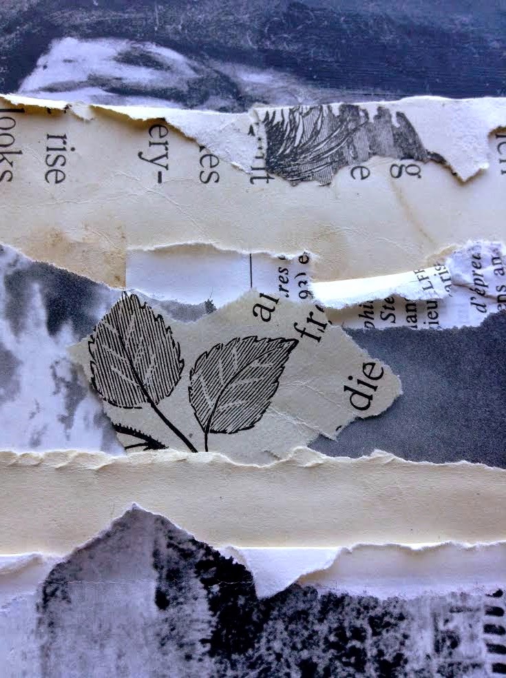 caterinagiglio: Ripped and Torn Paper Collage