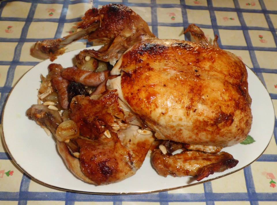 Les receptes de la Pilar: Pollastre farcit