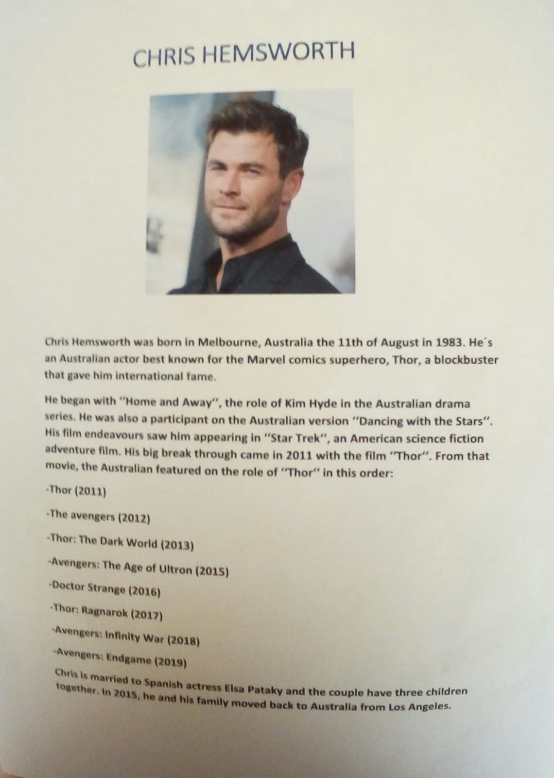 Click on: [10th CW] ACTOR BIOGRAPHIES