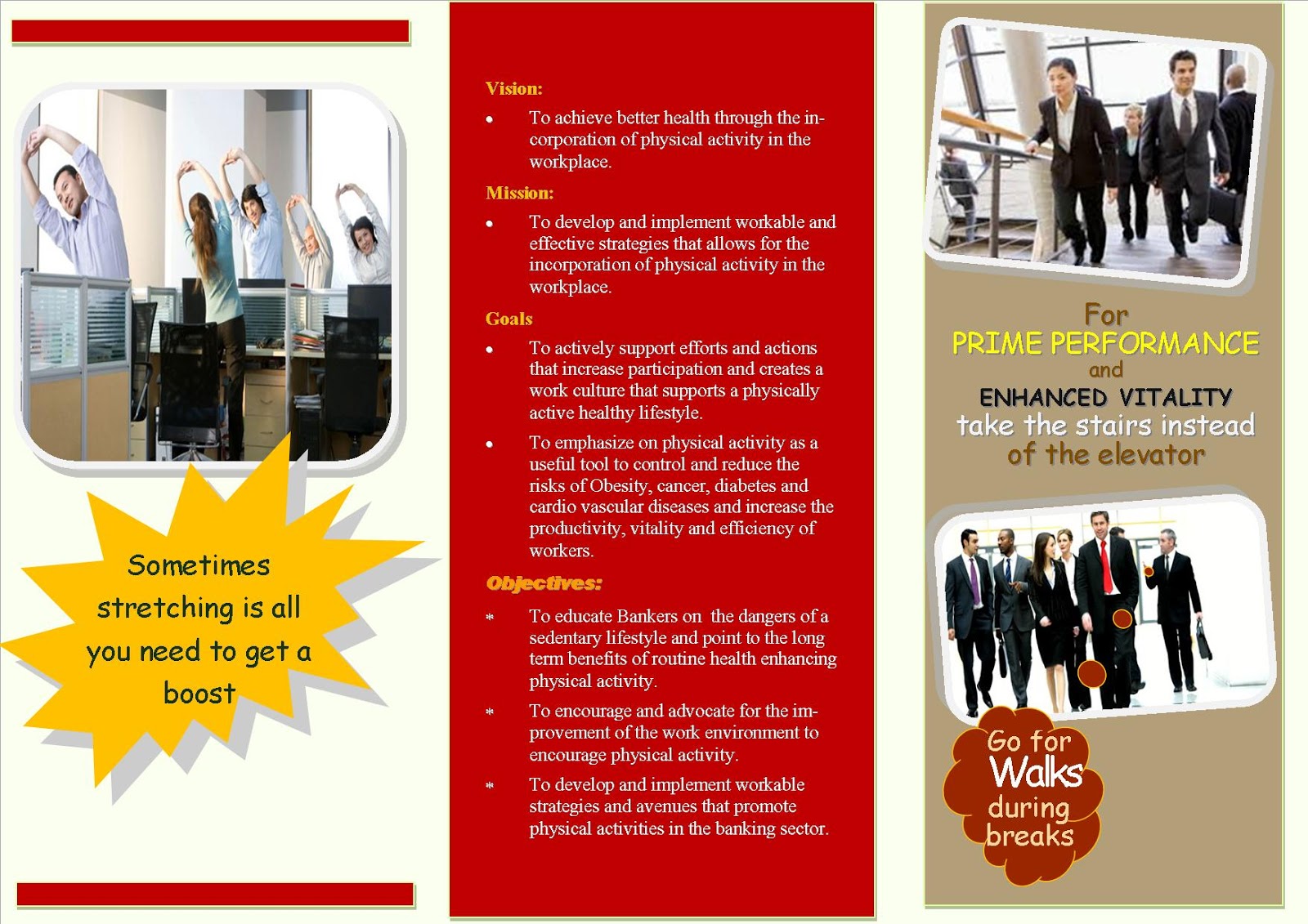 IB GEORGE HEALTH FOUNDATION [PHYSICAL ACTIVITY]: Brochure on Physical ...