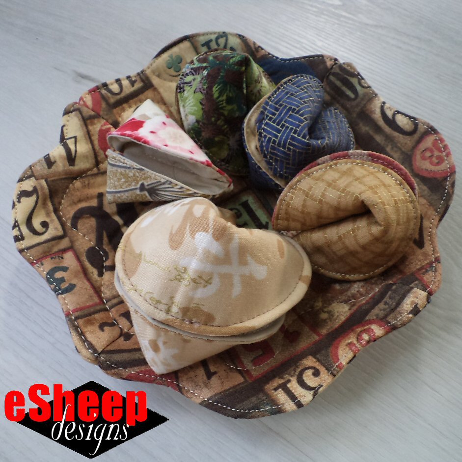 eSheep Designs: Quick Craft Mondays: Quilted Fabric Plates