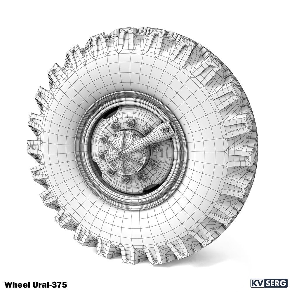 KVSERG ART: Wheel Ural-375