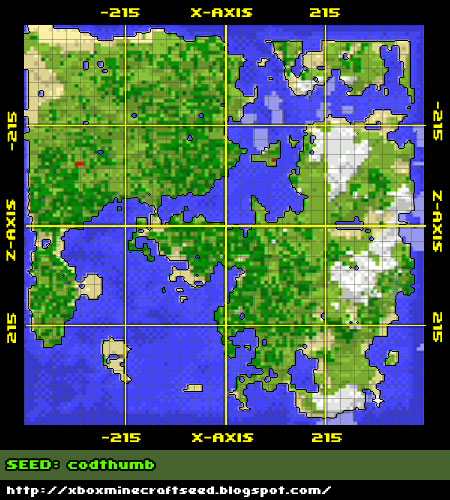 XBOX Minecraft Seeds: Seed & Map: codthumb
