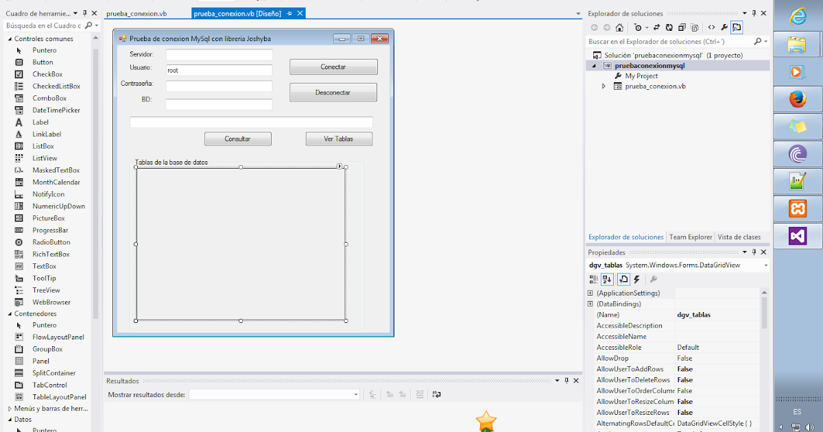 conexion con MySql usando la libreria dinamica Joshyba en Visual Studio ... conexion con MySql usando la libreria dinamica Joshyba en Visual Studio ...