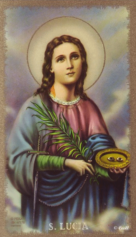 AMOR ETERNO: Santa Lucía - Virgen y Mártir - Año 304 A.D. - Fiesta ...