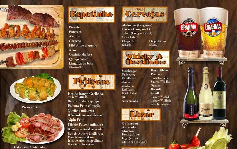 Boteco do Joaquim: Cardápio