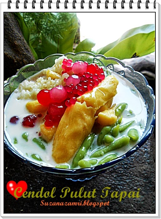 ..Cooking with soul.....: CENDOL PULUT TAPAI