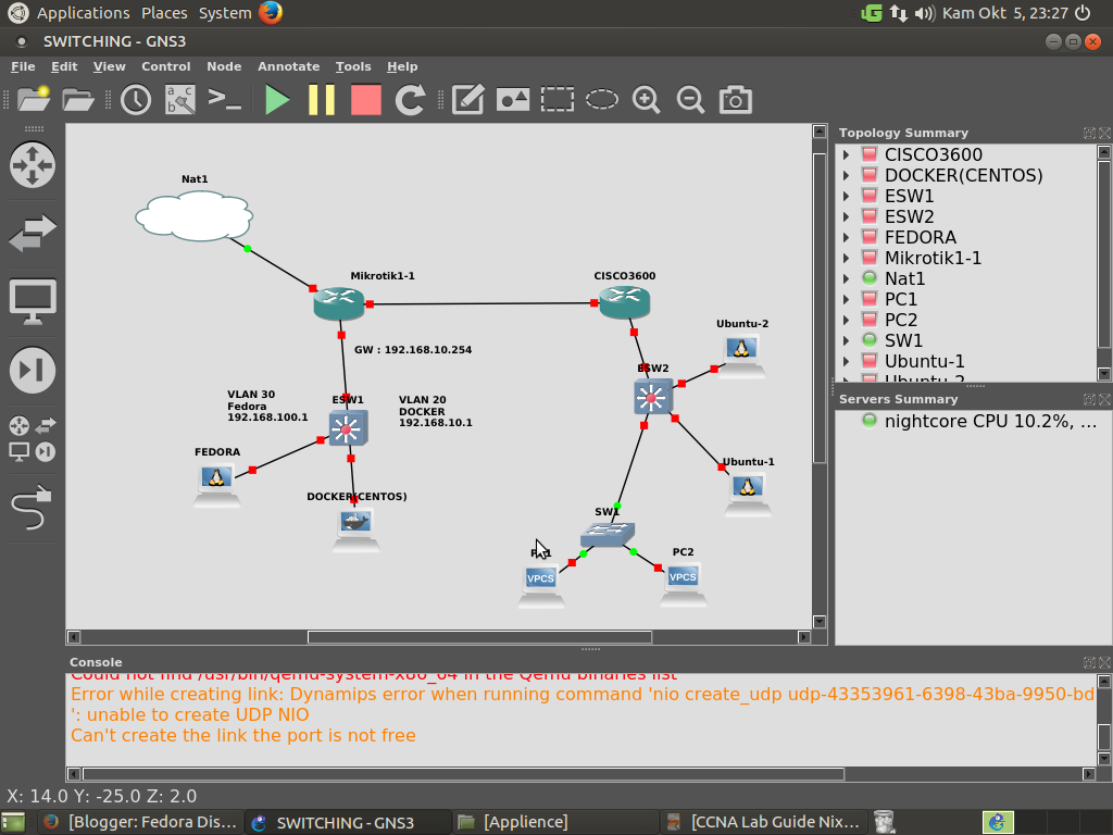 Emulate Switch Layer 3 Cisco In Gns3