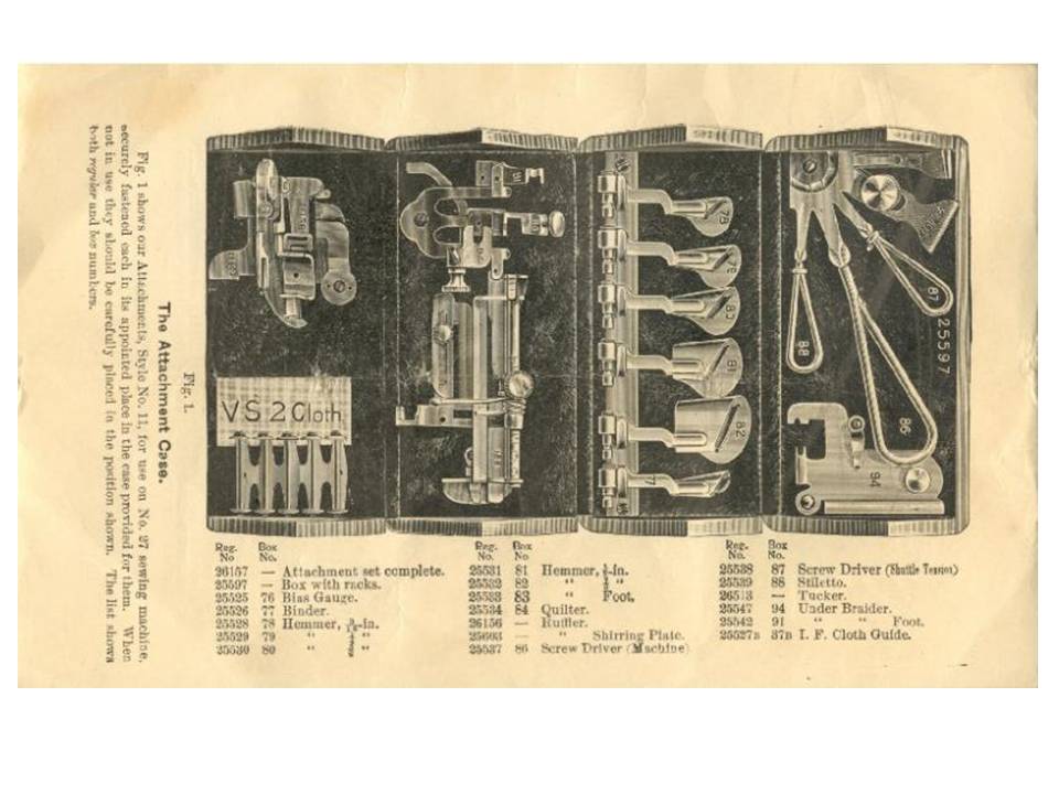 Singer Puzzlebox Sewing Machine Attachments
