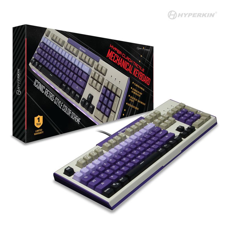 let's nostalgia typing like 90s with SNES-themed mechanical keyboard ...