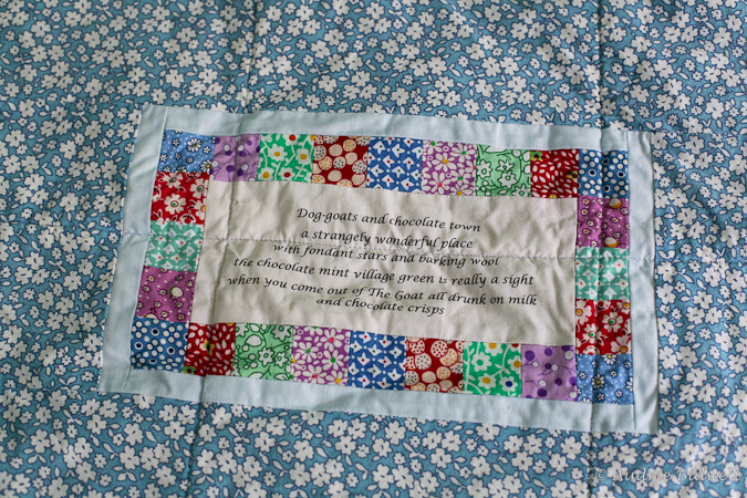 Blue is Bleu: Queen Patchwork Quilt