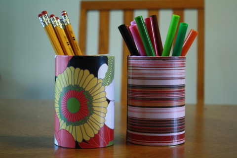 Joy Made It: Tin Can Upcycle - Pencil Holders