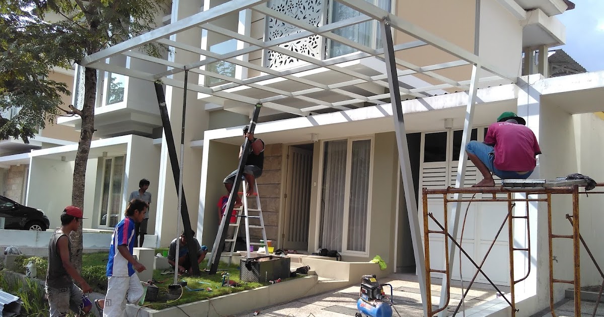 KANOPI MINIMALIS MURAH JOGJA: KANOPI MINIMALIS GALVALUM