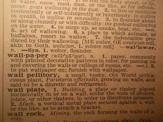 My Definition of Home...A Dictionary Wall - Knick of Time
