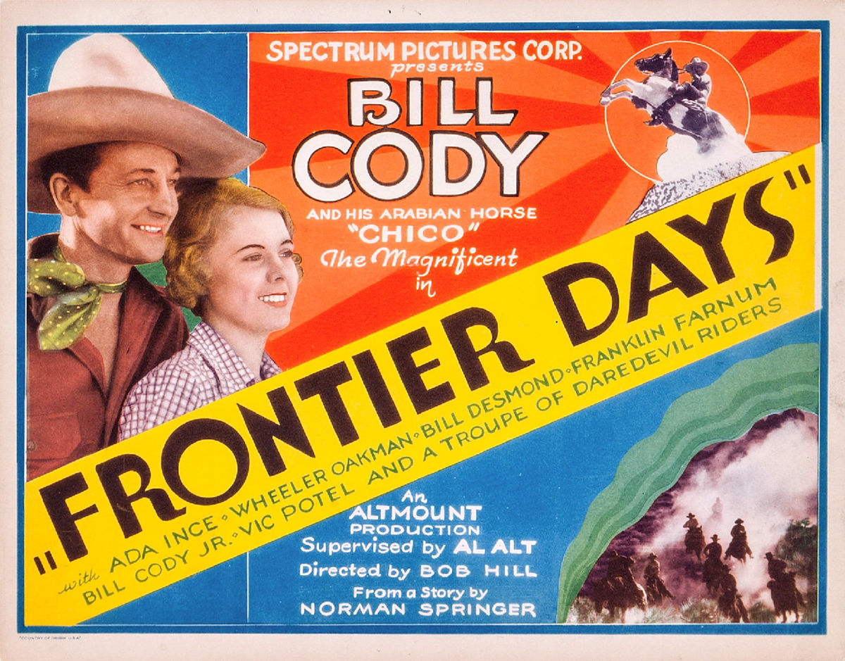 Laura's Miscellaneous Musings: Tonight's Movies: Frontier Days (1934 ...