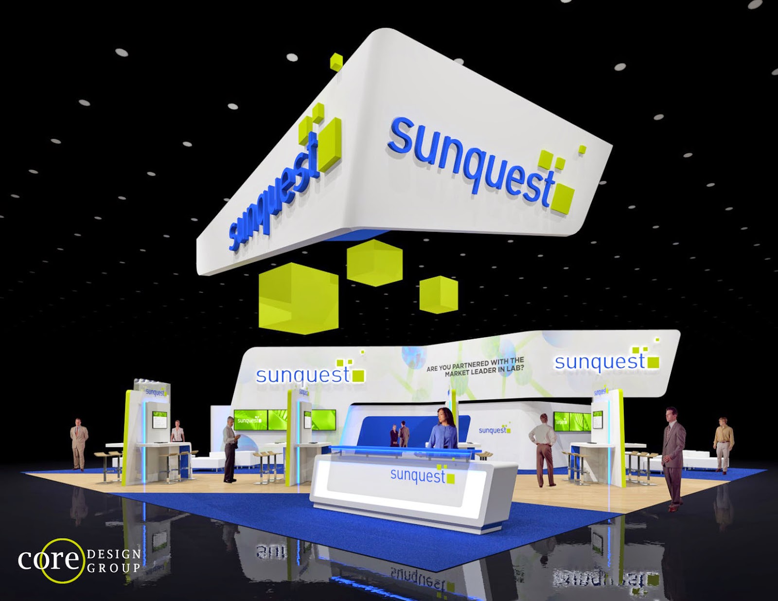 Sunquest 60' x 60' Island Exhibit: HiMSS - Core Design Group