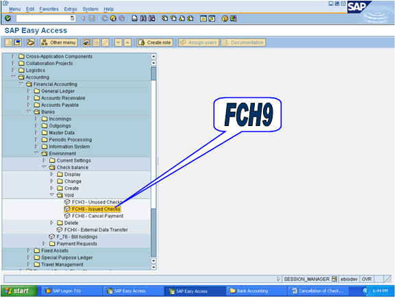 Free SAP Training Manuals: T Code FCH3 / FCH8 / FCH9 : SAP FI USER ...