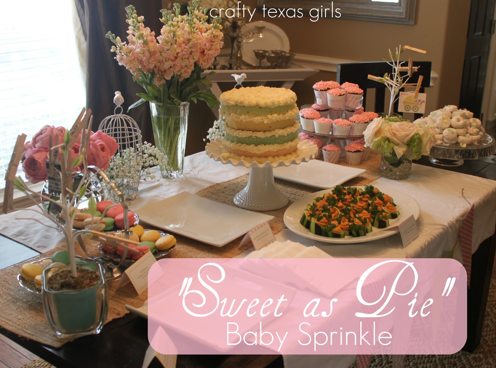 Crafty Texas Girls: "Sweet as Pie" Baby Sprinkle