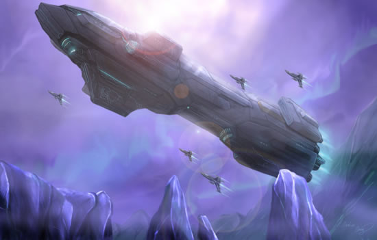 70 Amazing Spaceship Artworks ~ Pix Addictoin