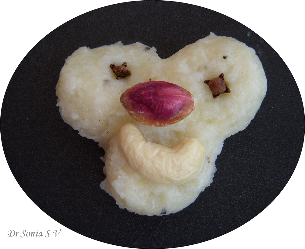 Cards ,Crafts ,Kids Projects: Edible Craft- Mashed Potato