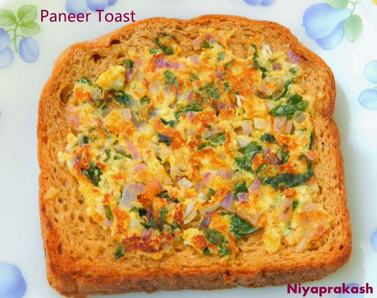 Niya's World: Paneer Toast