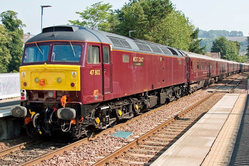 47s and other Classic Power at Southampton: Royal Scotsman workings ...