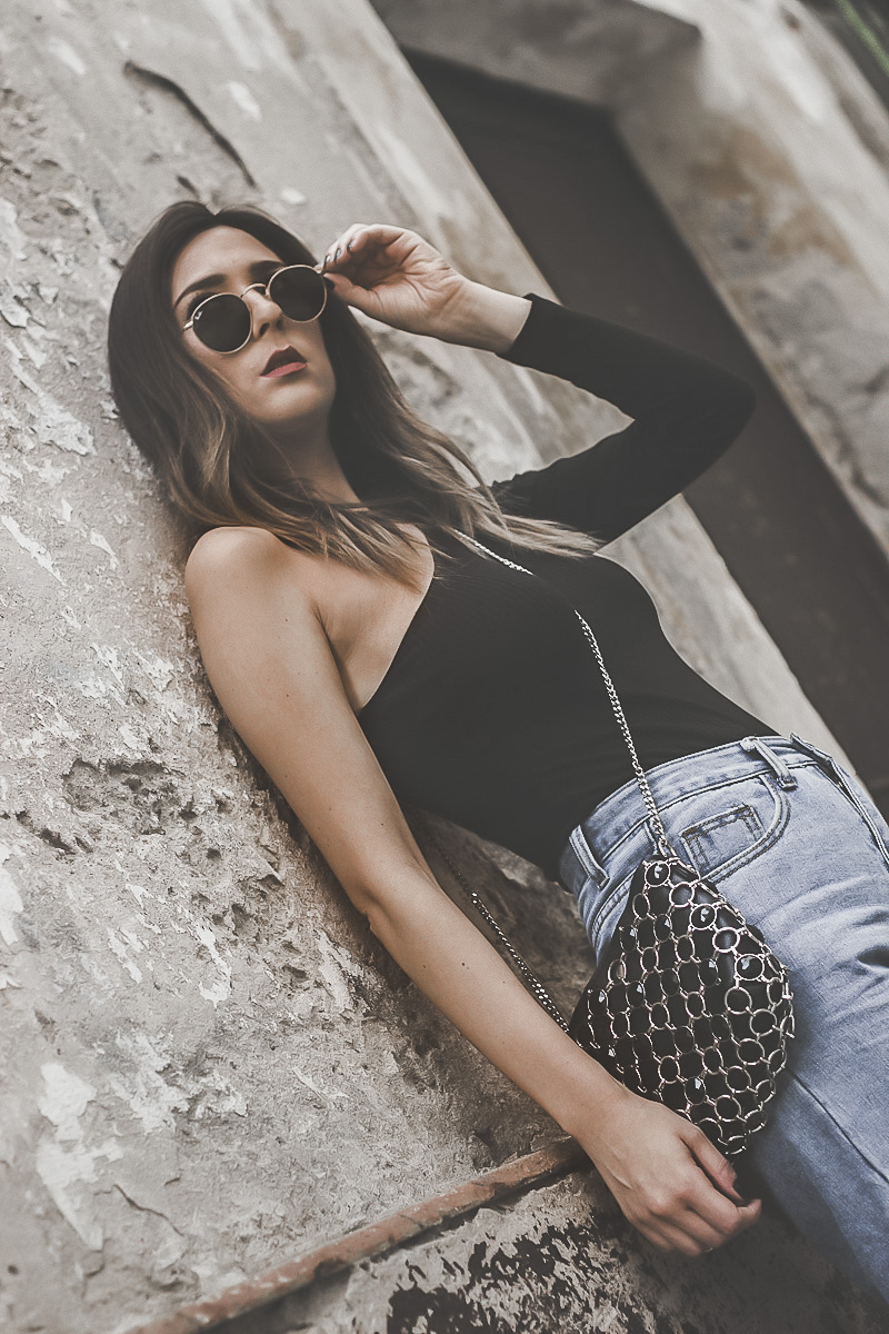 Body Asimétrico - ¿como combinarlo con jeans de botones?