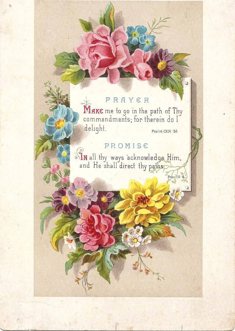 Sweet Magnolias Farm: Free Printable ~ Antique Floral Prayer and ...