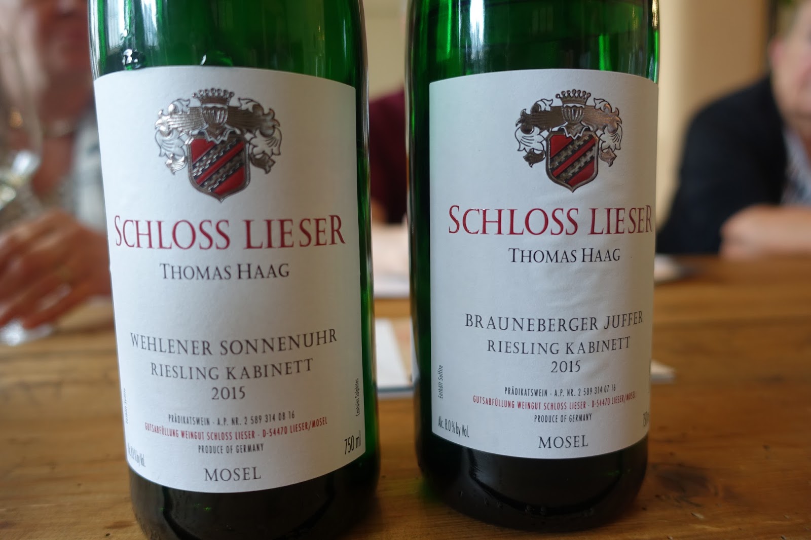 schiller-wine: Tasting at Weingut Schloss Lieser in Lieser with Owner ...