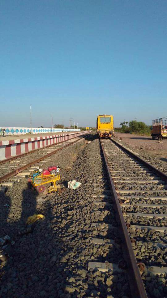 12.5 km railway line Beed-Nagar test sucessfull