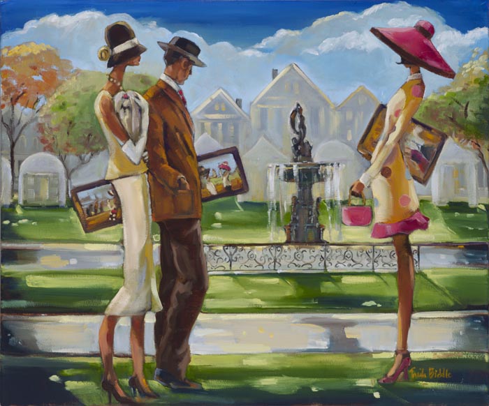 Maher Art Gallery: Trish Biddle | Fashion and Art Déco american painter