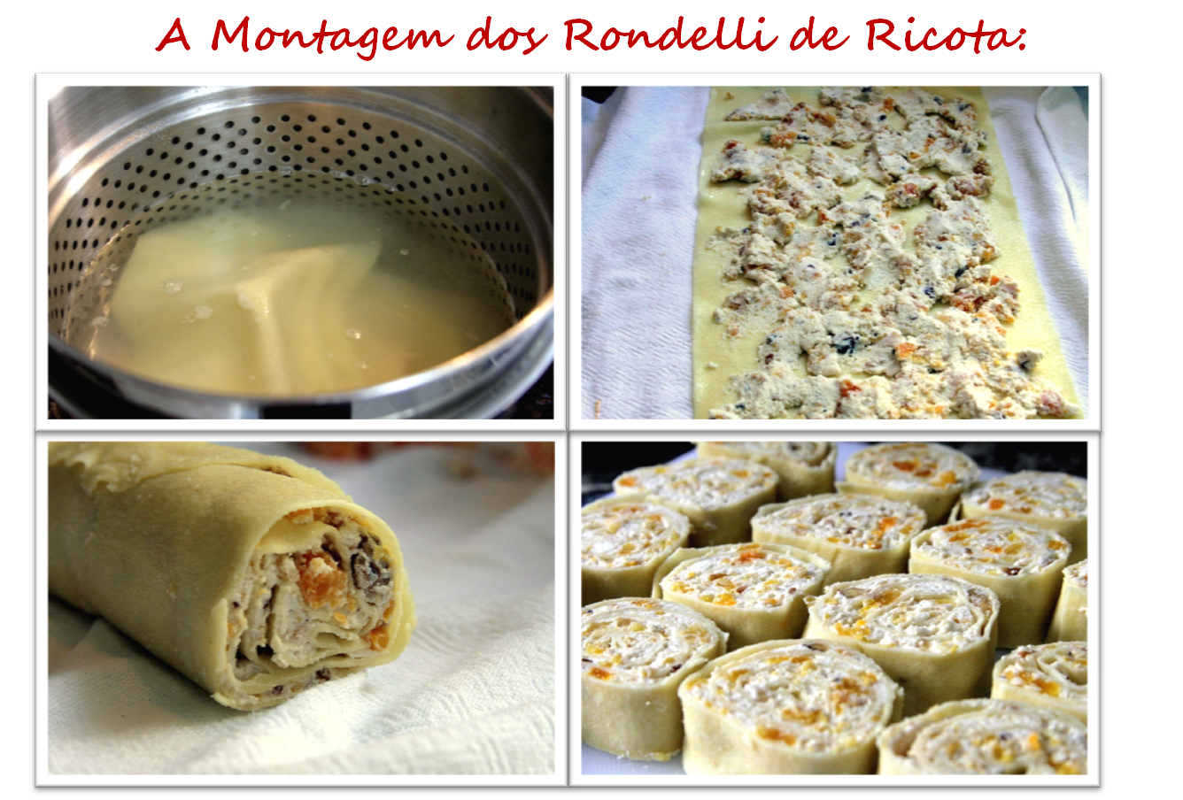 Desafios Gastronômicos: DESAFIO: Preparar dois tipos de Rondelli, com ...