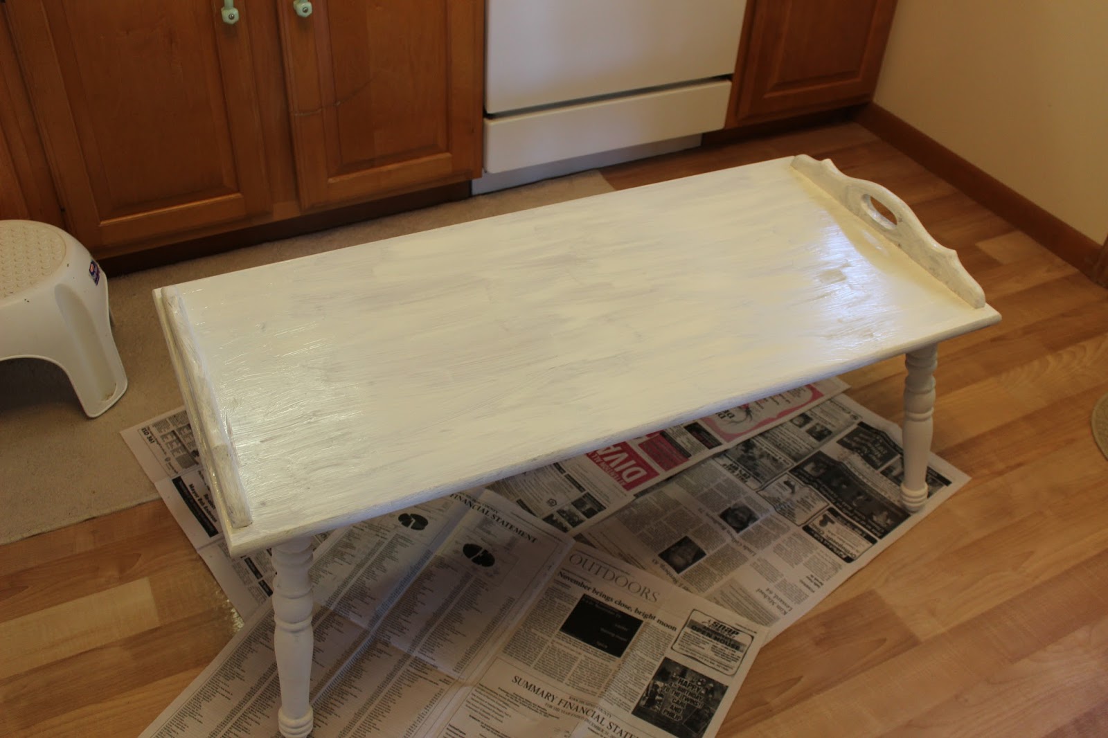 Thrift Shop Farm House Coffee Table - Organized Clutter