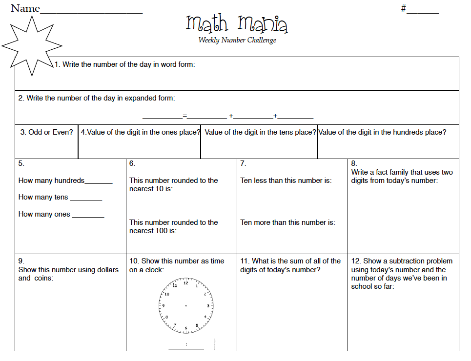 Million view Math Mania w/Smartboard Freebie! - Classroom Freebies