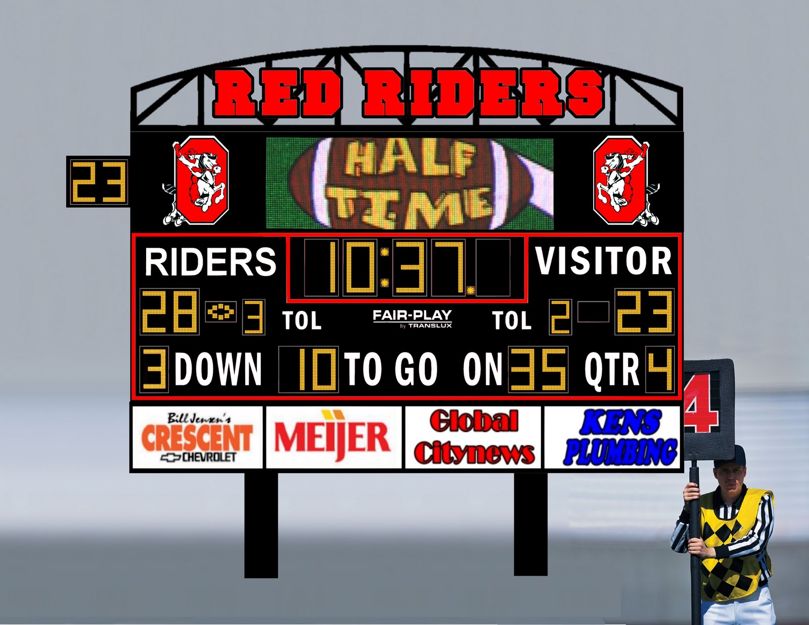 Orrville Red Rider Sports Blog: A New Scoreboard Coming to Red Rider ...