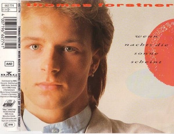 Dieter Bohlen Discography: Thomas Forstner
