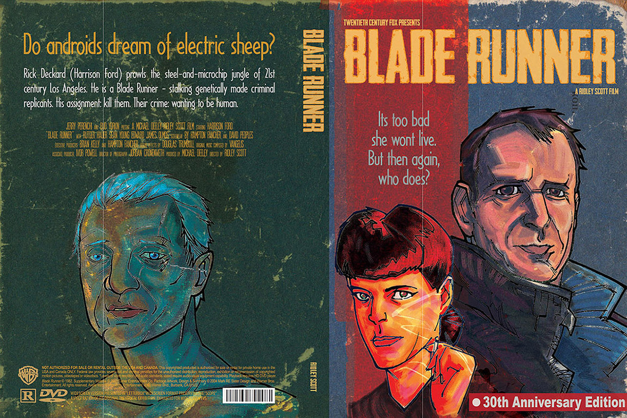 Sugar Frosted Goodness!: DVD Cover Designs - Blade Runner & Casablanca
