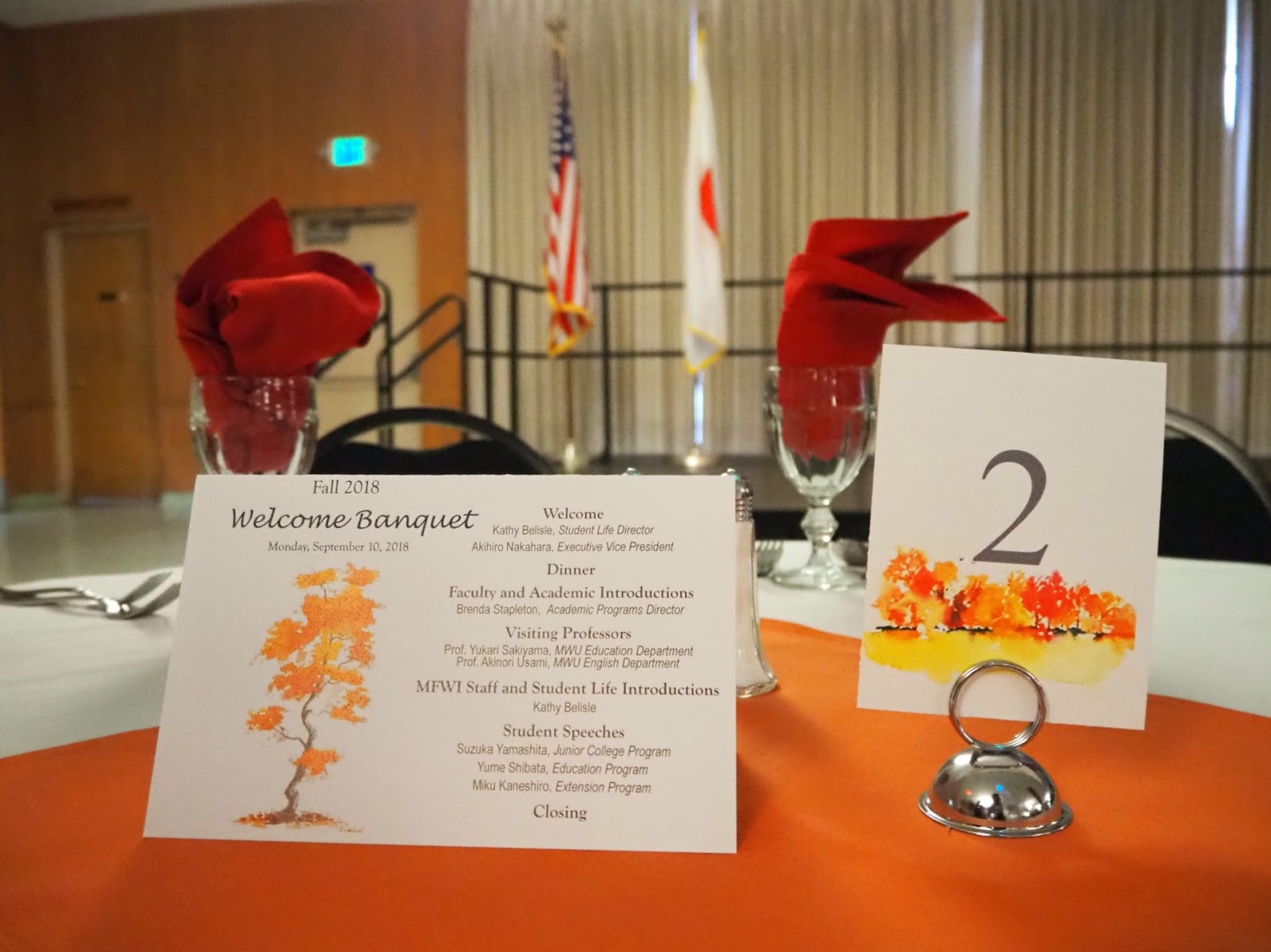 Exciting Welcome banquet