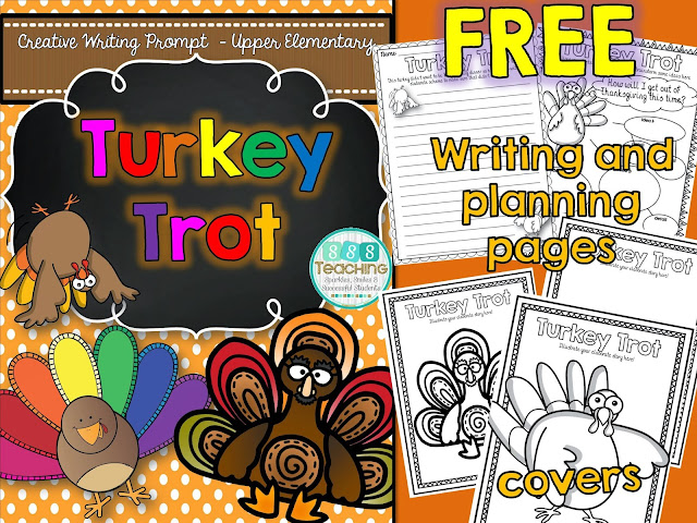 FREE Turkey Trot Writing Prompt - SSSTeaching