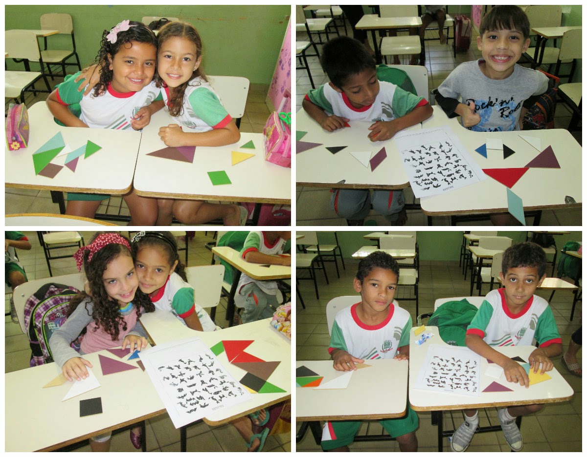 EMEF Washington Martins Filho: Atividades com Tangram