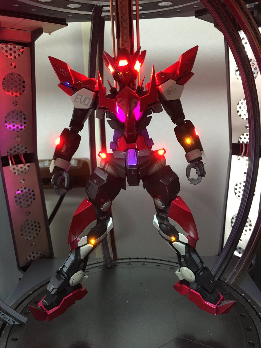 GUNDAM GUY: MG 1/100 Gundam Exia Dark Matter Benikikyou [GBWC 2016 ...