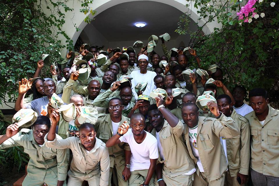 Welcome to NewsDirect411: NYSC Corp Members Visit President Buhari In ...