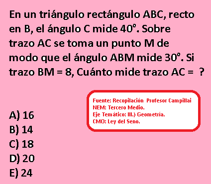 psu-matematicas: Desafío 31 - Triángulo (Problema Resuelto)