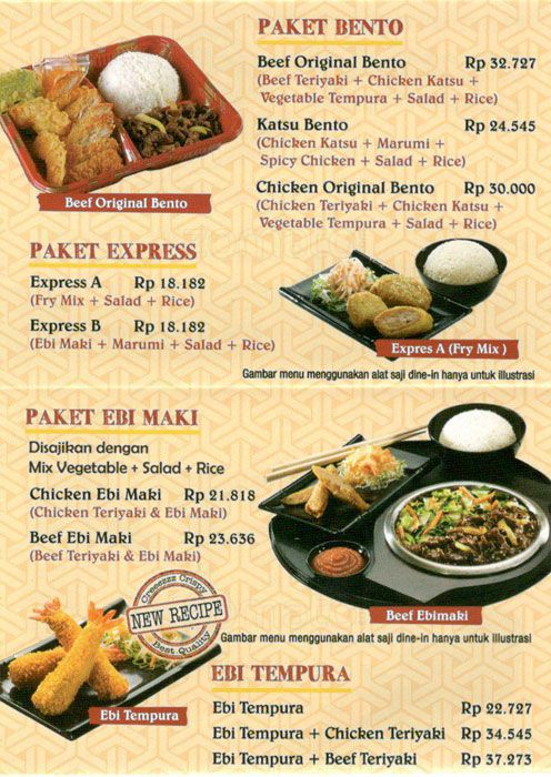 Harga Menu Gokana Ramen & Teppan Lengkap 2017