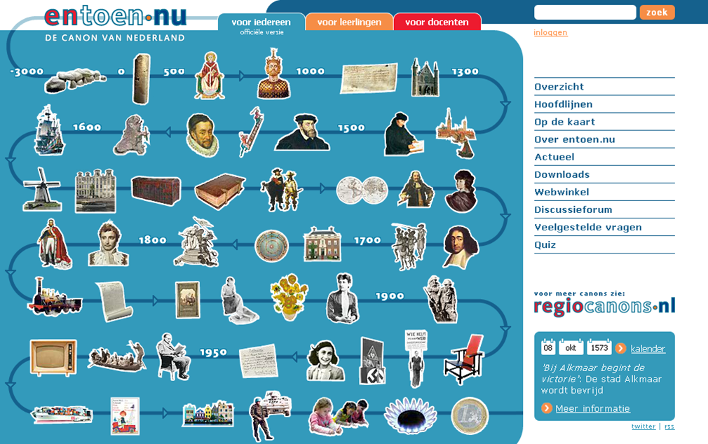 Mens & Maatschappij Palmentuin: Canon van Nederland (www.entoen.nu)