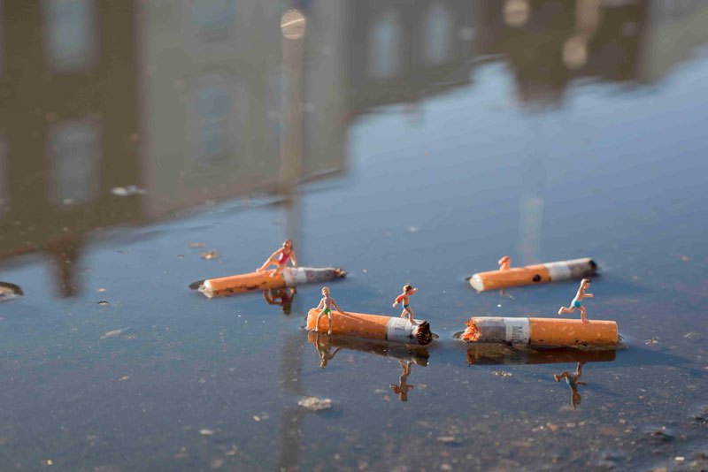 peuple de papier: slinkachu