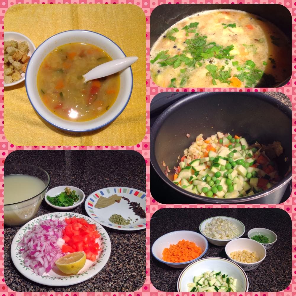A Kaleidoscopic Dream : Spicy Vegetable Sweet Corn Soup