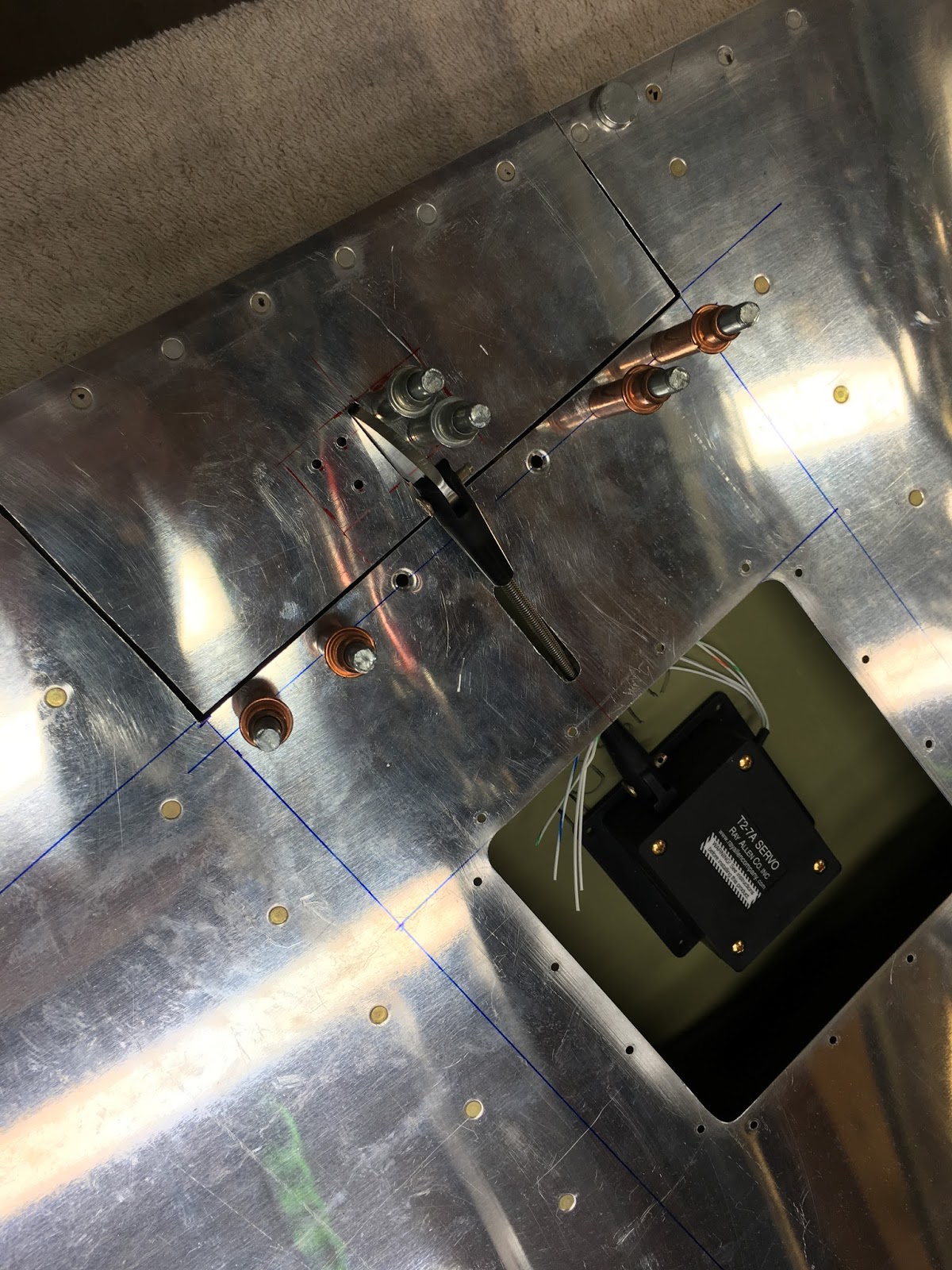 Cliff's RV-10 Blog: Rudder trim