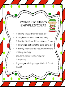 Mrs. MeGown's Second Grade Safari: Dear Santa…A Wish for Others