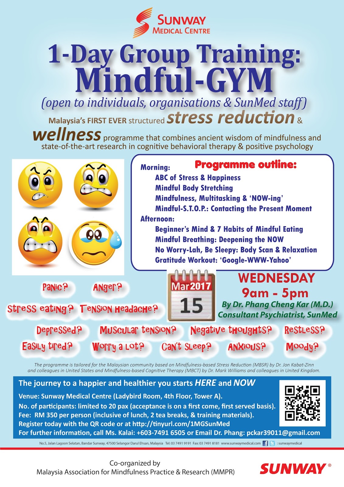 MINDFULGym: Mindfulness Programs (SUN, WAY & GYM) at SunMed